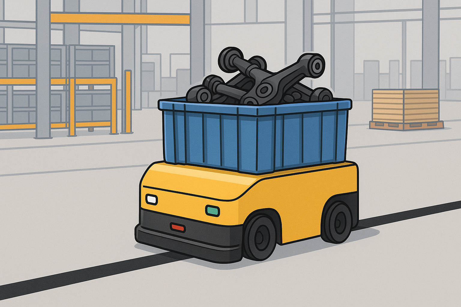 AGV、AMRとは？特徴・用途・違いをやさしく解説！ | 【製造業AI×DX】図面バンク｜図面だけじゃない図面バンク